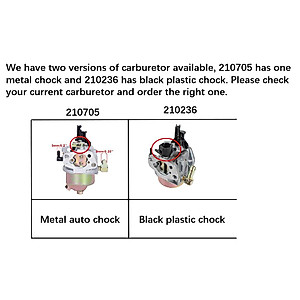 951-12705 Carburetor for Troy-Bilt Storm 2410 2620 31AS62N2711 31AS2P5C711 31AS2P5C Squall 2100 Replaces MTD Yard Machines 31AM62EE700 31AS62EE731 31AS2N1C701 Cub Cadet 524SWE Snow Blower