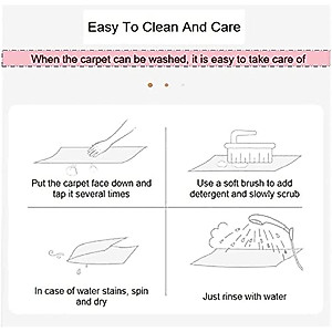 HONGXIU Luxury Gold Marble Area Rug, Gold Gray Marble Art Home Decor Rug, Non-Slip Easy Care Rug, Suitable for Living Room Bedroom Kitchen Bathroom Home Decor (4x5ft, 2)