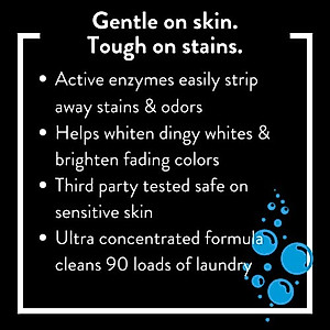 Molly's Suds Super Powder Laundry Detergent Pods | Natural Extra Strength Detergent for Sensitive Skin | Ultra Concentrated and Stain Fighting (Unscented - 90 Count)