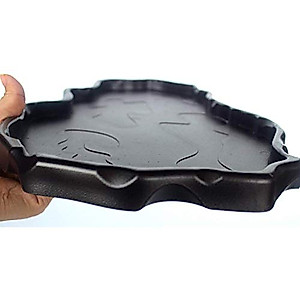 OMEM Luminous Reptile Food Bowl,Large Water Dish,Terrarium Bowls, Tortoise Bowl (Sky Blue)