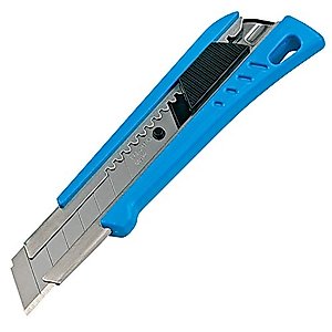 TAJIMA Utility Knives & Blades - 7/8" Heavy Duty Snap Blade Box Cutter with Auto Lock & 3 Endura-Blades - LC-620