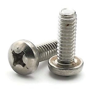 #10-32 Phillips Pan Head Machine Screw 316 Stainless Steel #10-32 x 3/8" Qty 250