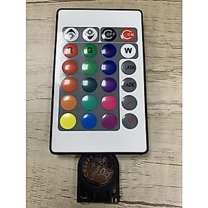 RGBZONE DC12-24V 24 Keys Iron Shell Wireless IR Remote Control Music Sound Controller for 5050 3528 RGB LED Strip Light