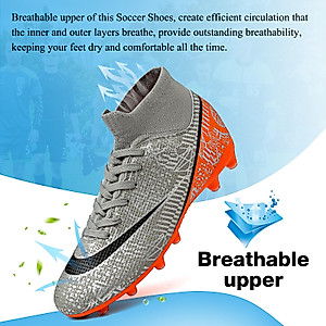 Soccer Cleats Mens Women Football Cleats Soccer Shoes Tacos De Futbol para Hombre Football Training Futsal Shoes Zapatos De Soccer para Hombres Professional Football Training Boots AG FG