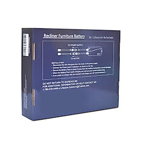 Lifestyle Battery Pack for Electric Motion Furniture - Wireless Battery for Power Recliners - Reclining Sofas - Lift Chair - Lazy Boy Recliners -Okin-Limoss-Berkline