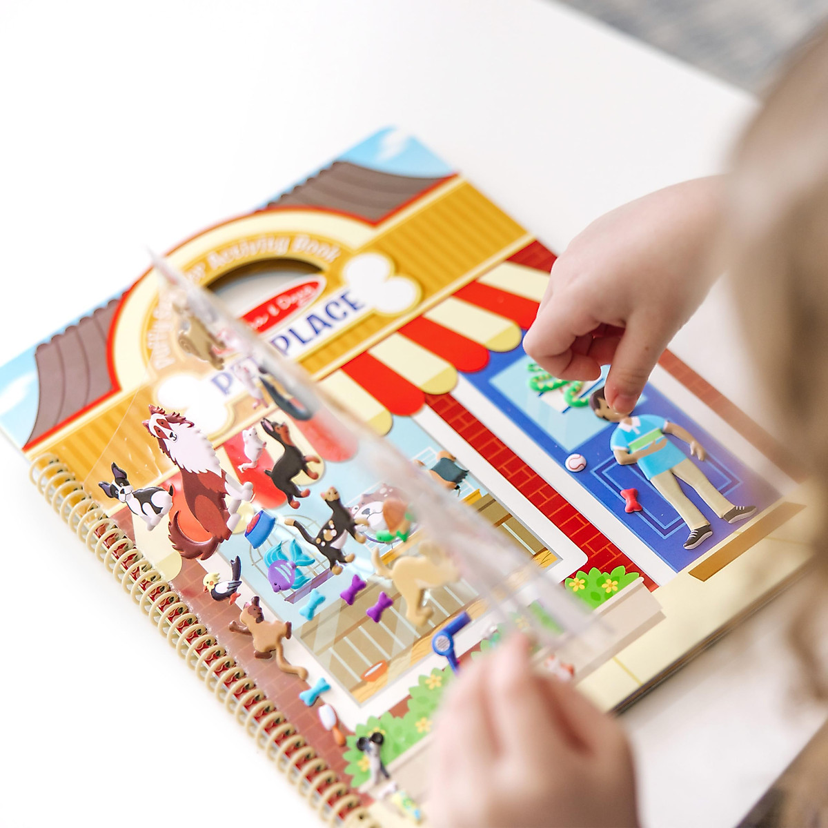 Melissa & Doug Pet Shop Puffy Sticker Set With 115 Reusable Stickers - FSC Certified