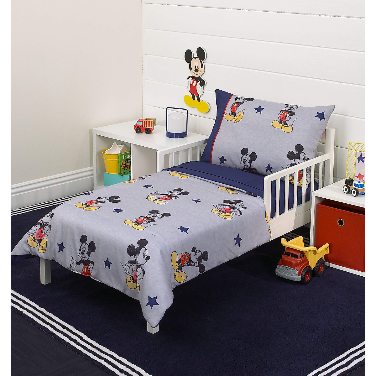 Disney Mickey Mouse 90th Birthday 4-Pc Toddler Bedding Set