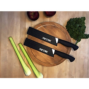 Chef Sac Chef Knife Folder Case Bag with 2-Pack Knife Guards (8.5") Included