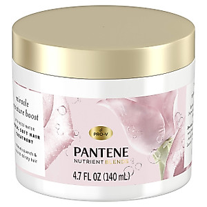 Pantene Nutrient Blends Miracle Moisture Boost Rose Water Petal Soft Hair Treatment, 4.7 fl oz