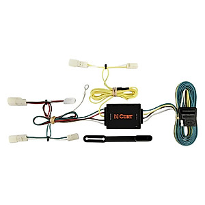 CURT 56082 Vehicle-Side Custom 4-Pin Trailer Wiring Harness, Fits Select Mazda MX-5 Miata, Black