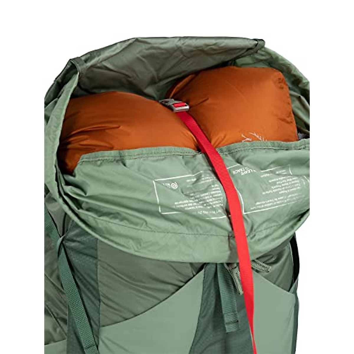 Osprey Aura AG LT 50L Women's Backpacking Backpack, Koseret/Darjeeling Spring Green, WXS/S