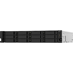 QNAP TS-1232PXU-RP-4G 12 Bay High-speed SMB Rackmount NAS with two 10GbE and 2.5GbE Ports, Redundant PSU
