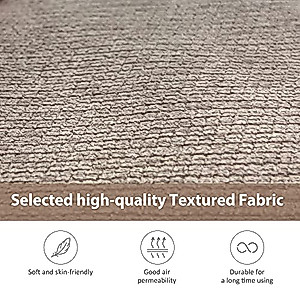 L-Shaped Upholstered Corner Sofa Convertible Sleeper Couch Bed,Modern Textured Fabric Upholstery Sectional Sofa & Couch with Storage Ottoman and Chaise for Home Apartment Living Room Furniture Sets