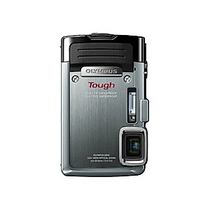 Olympus Stylus TG-830 iHS Digital Camera with 5x Optical Zoom and 3-Inch LCD (Silver) (Old Model)