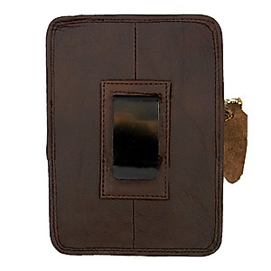 Roma Leathers Belt Pistol Concealed Carry Pack (Brown, 5.5" X 4.5"x 1.5")