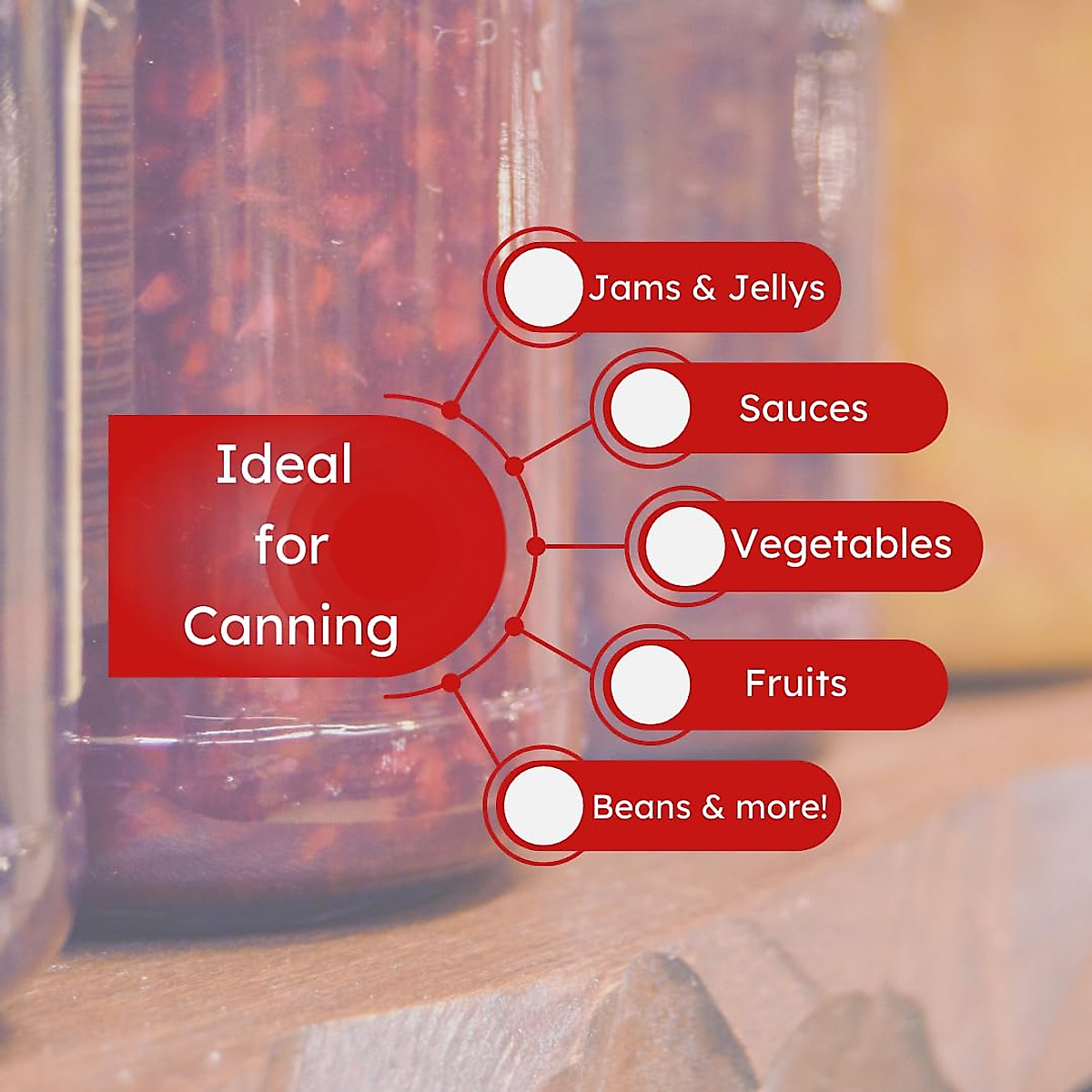 Canning Supplies Starter Kit | Canning For Beginners | Canning Kit | Canning Supplies Jar Wrench, Debubbler For Canning, Jar Lifter, Canning Tongs, Lid Lifter, Canning Funnel, Canning Labels