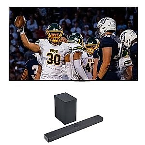 LG OLED77C3PUA 77 Inch OLED evo 4K UHD Smart TV with Dolby Atmos with a SC9 3.1.3ch Soundbar and Wireless Subwoofer with Dolby Atmos (2023)