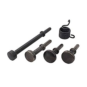ApplianPar Pack of 5 Heavy duty Smoothing Pneumatic Air Hammer Pneumatic Chisel Bits Extended Length Tools Kit with Spring