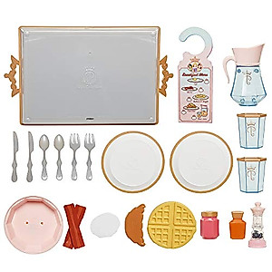 Disney Princess Style Collection Room Service Pretend Play Toy Set - with Serving Tray, Plate Cover, Pitcher & More for A Great Pretend Travel Experience - Girls Ages 3+