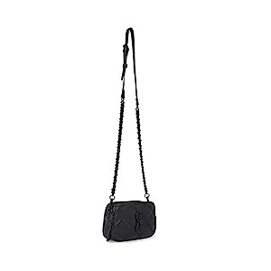 Steve Madden Daisy Quilted Crossbody, Black