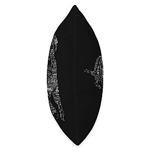 Silver Dog Trading Co. Black Labrador Retriever Gift Yellow Chocolate Lab Calligram Throw Pillow, 16x16, Multicolor