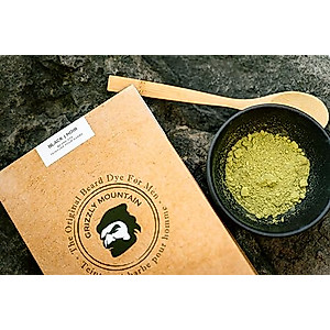 Grizzly Mountain Beard Dye - Organic & Natural Black Beard Dye