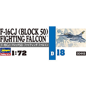 Hasegawa 1:72 Scale F-16CJ Block 50 Fighting Falcon Model Kit