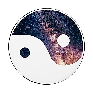 Galaxy Yin Yang Symbol | Space Universe PopSockets Swappable PopGrip