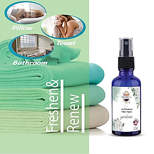 Gardenia Air Freshener - Room Spray - Odor Eliminator - Deodorizer - Car Air Freshener - Home Spray - Linen Spray - Fabric Refresher - Non-Toxic - Alcohol Free – 4 Oz