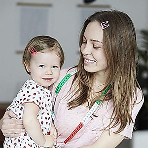 100 Pcs Small Hair Clips for Little Girls 1 Inch Metal Mini Snap Hair Clips Barrettes for Toddlers Kids Hair Accessories (Multicolor)