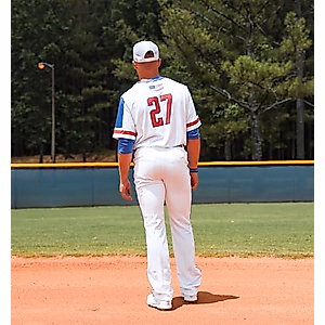 Mizuno mens Mizuno Premier Pro Piped Pant G2 XS White Royal, White/Royal, X-Small US