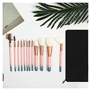 N*A Large Black Canvas Makeup Bag Multi-Purpose Cosmetics Bag with Zipper Cotton Canvas Travel Toiletry Pouch Pen Coin Bag DIY Craft Bag - 10 Pack