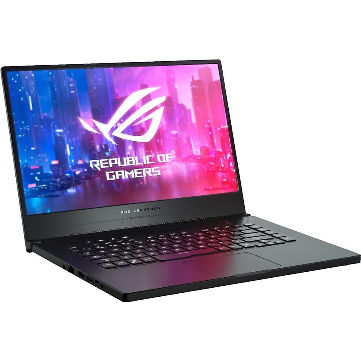 Newest ASUS ROG Zephyrus G 15.6" FHD IPS Premium Gaming Laptop, AMD Quad Core Ryzen 7 3750H Upto 4.0GHz, 16GB RAM, 512GB PCIe SSD, NVIDIA GTX 1660Ti 6GB GDDR6, RGB Backlit Keyboard, Windows 10