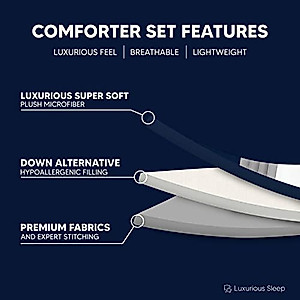 Chic Home Ayelet 10 Piece Comforter Set Color Block Ruffled Bag Bedding, Queen, Burgundy