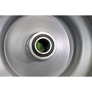 (Set of 2) 15x6.00-6 Husqvarna/Poulan Tire Wheel Assy .75" Bearing (Because we supply a precision ball bearing the shaft must be clean and straight for them to fit properly)