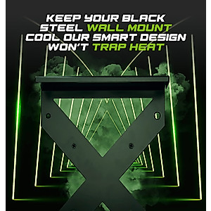 Xbox One S Wall Mount (Black) - Signature X Design! - Made in the UK!