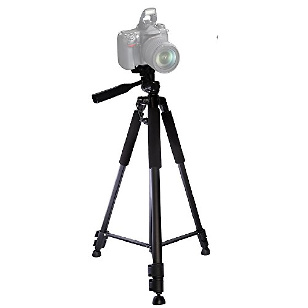 60" Pro Series Professional Camera Tripod for Canon, Nikon, Sony, Samsung, Olympus, Panasonic & Pentax + eCost Microfiber Cloth