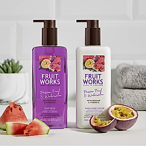 Fruit Works Passion Fruit & Watermelon Cruelty Free & Vegan Body Mist With Natural Extracts 1x 250ml