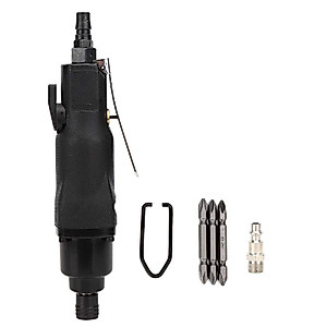 Thincol Air Screw Driver, Straight Reversible Pneumatic Screwdriver with 1/4-Inch Inlet & Cross Screw Bits, High Torque 75N.M Industrial Screw Gun, Adjustable 8000 RPM(US Type)