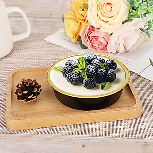 Beasea Aluminum Cupcake Pans With Lids, 4 Inch 50 Pack Disposable Pie Pans For Cake, 8 Oz Aluminum Pie Pan Tin Black Golden Tart Pans Round Oven Baking Mini Cake Pan For Pie Tart Quiche