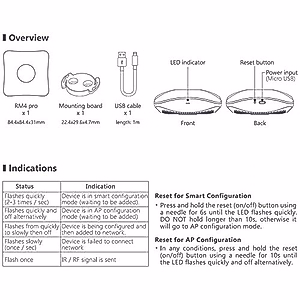BroadLink RM4 pro (2.4 GHz Wi-Fi Only) IR & RF Universal Remote, All in One Hub Code Learning Wi-Fi Remote Control for TV Air Conditioner, Curtain Motor, Works with Alexa, Google Home, IFTTT