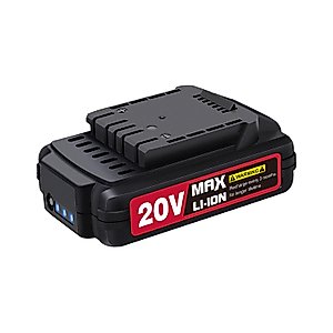 AVID POWER 20V MAX 2.0 Ah Lithium Ion Rechargeable Battery, Only Fit for Specified 20V Cordless Tools (See Below for Specific Tools Adapted)