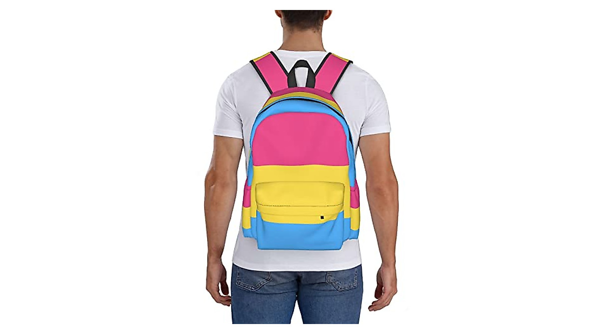 DGHREAW Pansexual Pride Flag Backpack – Stylish & Waterproof Backpack