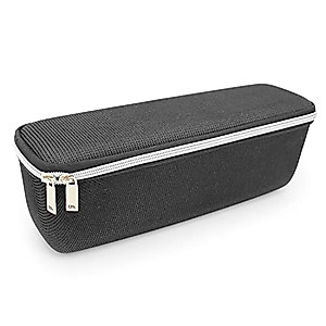 CASEMATIX Wireless Microphone Case Compatible with Two Wireless Mic System Microphones Up To 10.75" by Sennheiser, Shure and More - Sleek Mic Case For Travel with Zipper for Singing or Karaoke