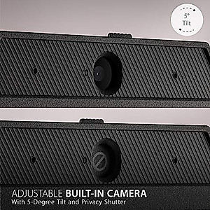 ViewSonic VG2440V 24 Inch 1080p IPS Video Conferencing Monitor with Integrated 2MP Camera, Microphone, Speakers, Eye Care, Ergonomic Design, HDMI DisplayPort VGA Inputs for Home and Office