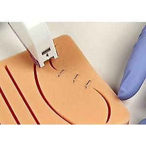 Medium 1-Layer Suture Pad with Practice Training Stapler