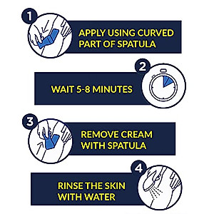 Intimate/Private Hair Removal Cream, Fast & Effective Hair Remover for Men's Underarm, Chest, Back, Legs, and Arms, 4.2 fl oz