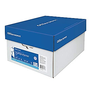 Office Depot Extra Bright Copy Paper, 8 1/2in. x 14in. Legal, 20 Lb., 90 Brightness, Case Of 10 Reams