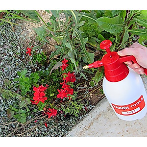TABOR TOOLS 0.5 Gal Pump Pressure Sprayer, One-Hand Garden Sprayer & Mister. N-20. (0.5 Gallon)