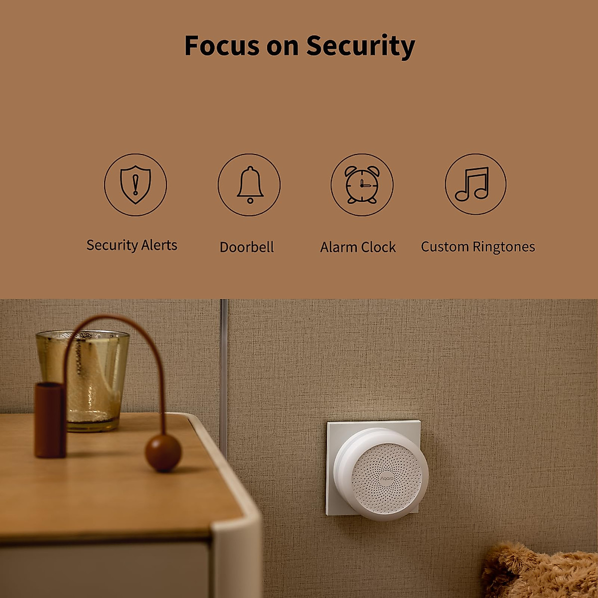 Aqara M1S Smart Hub, Wireless Smart Home Bridge for Alarm System (2.4 GHz Wi-Fi Required), Home Automation, Remote Monitor and Control, Supports Alexa, Google Assistant, Apple HomeKit and IFTTT